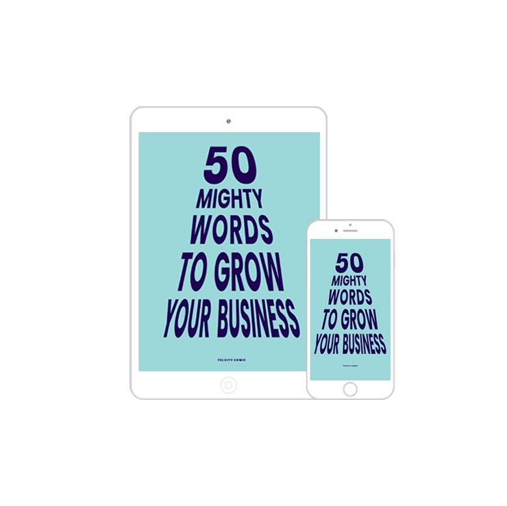 50 Mighty Words To Grow Your Business – Louise Maggs Design